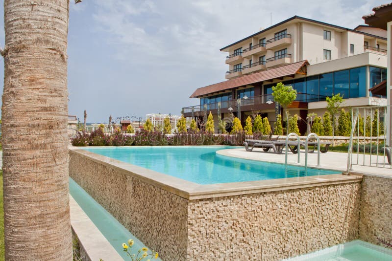 Luxury Hotel Scene stock photo. Image of beauty, destinations - 40119456