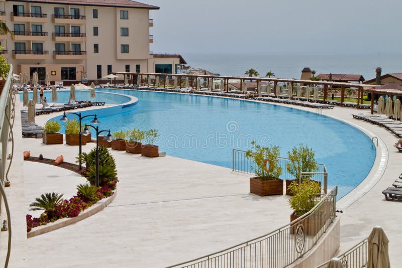 Luxury Hotel Scene stock image. Image of summer, resortihotel - 40365747