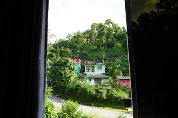 Luxury Hotel View Room with Open Window Stock Image - Image of sikkim ...
