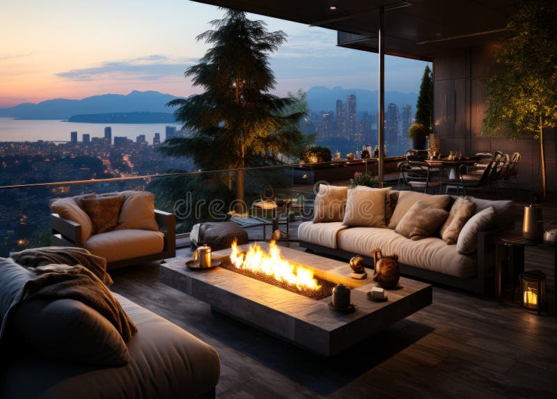 Luxury House Architecture for Relax. Modern Comfortable Exterior of ...