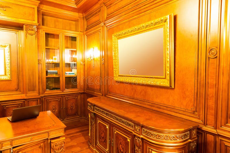 Luxury interior of parlor stock photo. Image of ceiling - 42311246