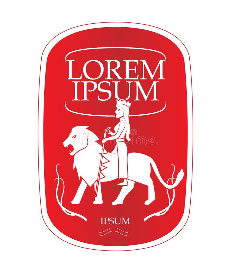 Luxury Label Design stock vector. Illustration of food - 83342924