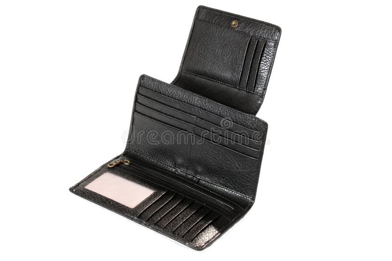 Luxury Ladies Purse / Wallet Stock Image - Image of black, holder: 16815977