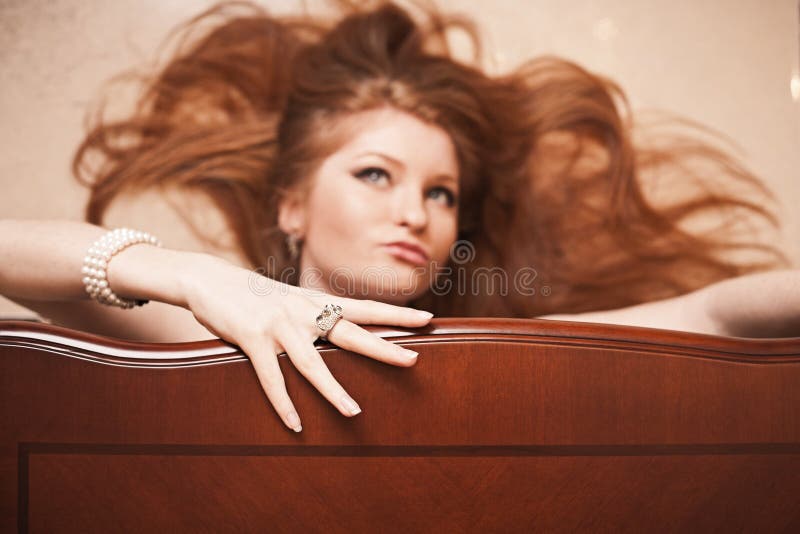 Luxury Lady in Luxury Interior Stock Photo - Image of luxury ...