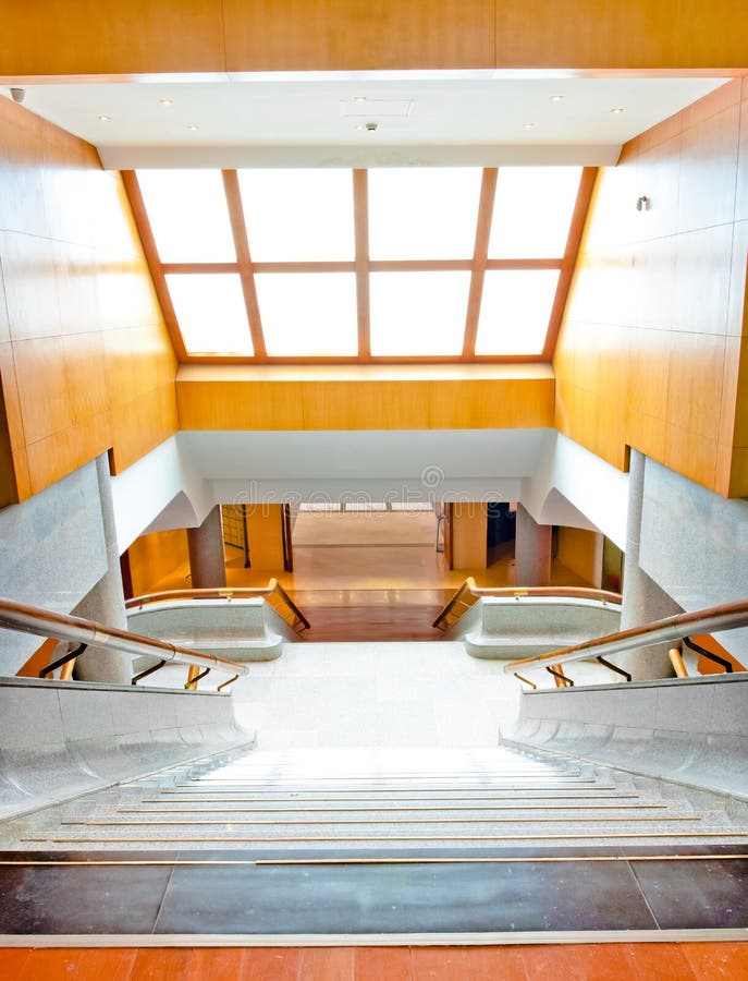 Modern spiral staircase stock image. Image of carpeted - 22256633