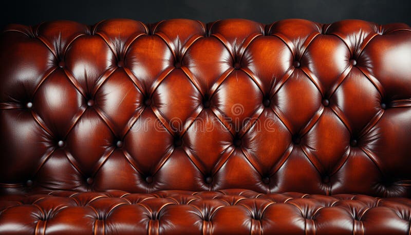 Luxury Leather Sofa with Elegant Pattern, Comfortable and Modern ...