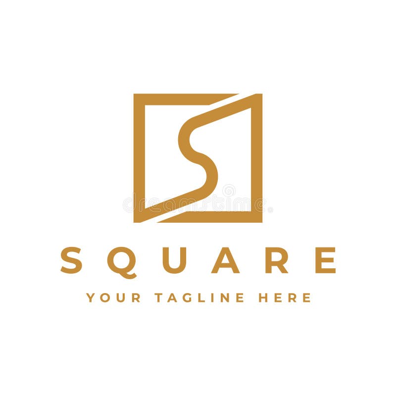 Letter K Square Logo Design Stock Vector - Illustration of interior ...