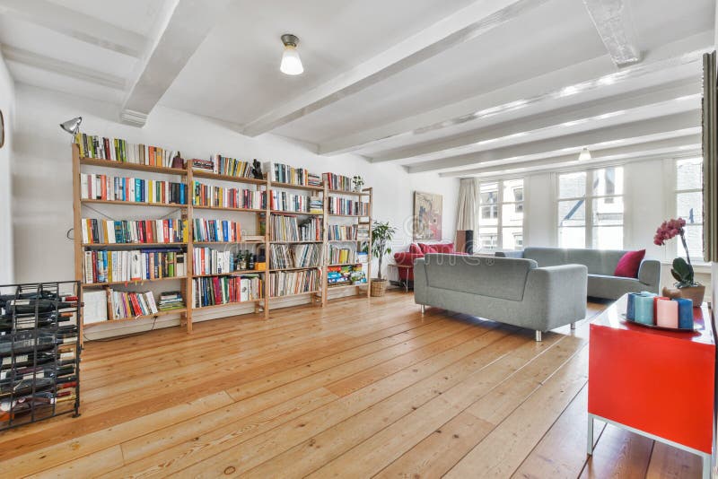 Luxury library room design editorial photography. Image of inside ...