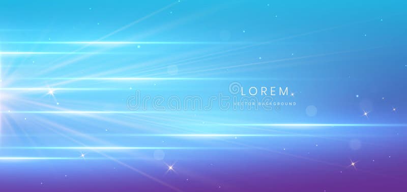 Luxury Light Blue Background with Line Lighting Effect Sparkle ...