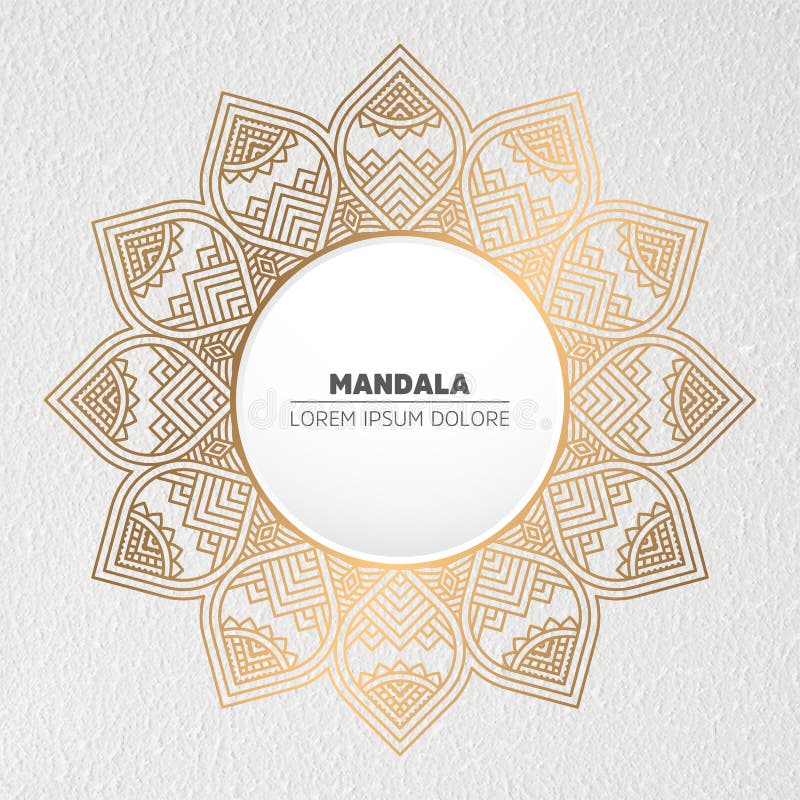 Luxury Light Mandala Background Stock Vector - Illustration of business ...
