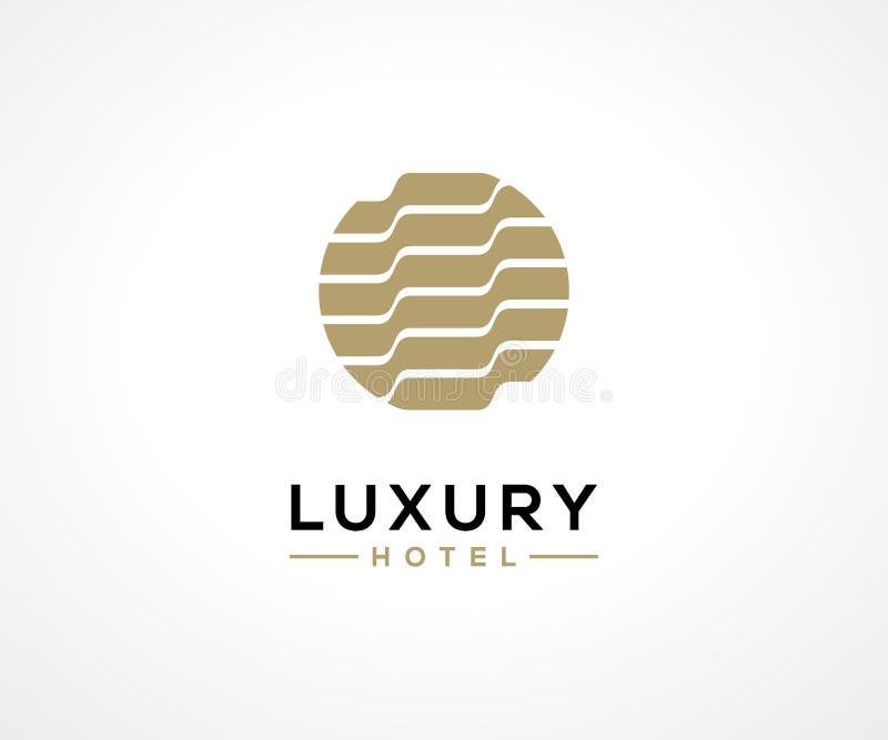 Luxury Line Concept Logo Design,Hotel Logo Template Stock Vector ...