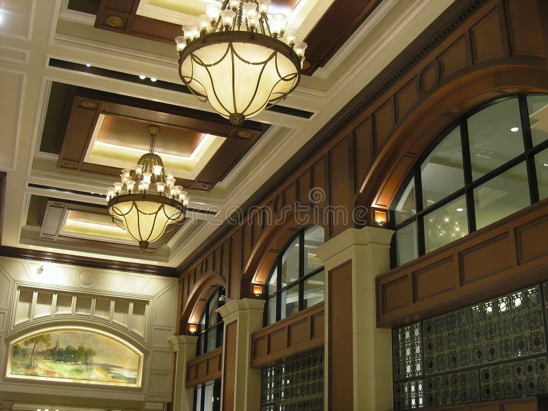 Luxury Hotel Circular Atrium Stock Photo - Image of inside, business ...