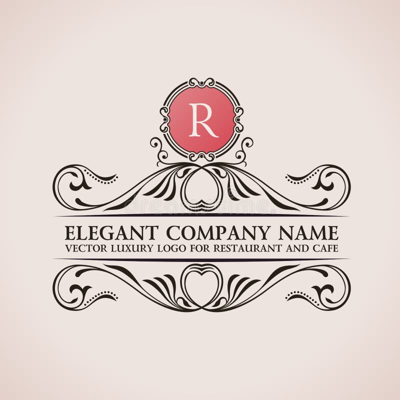 Flower Calligraphic Vintage Royal Design Elements Stock Vector ... Flower Calligraphic Vintage Royal Design Elements Stock Vector ...