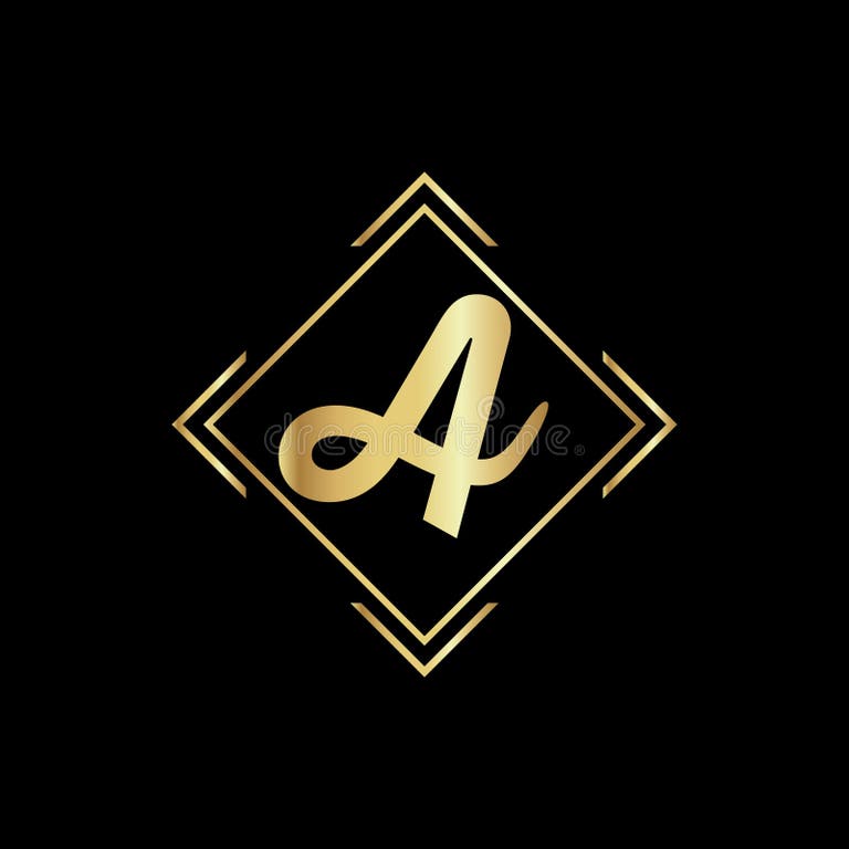 Luxury Gold Letter Alogo Stock Illustrations – 18 Luxury Gold Letter ...