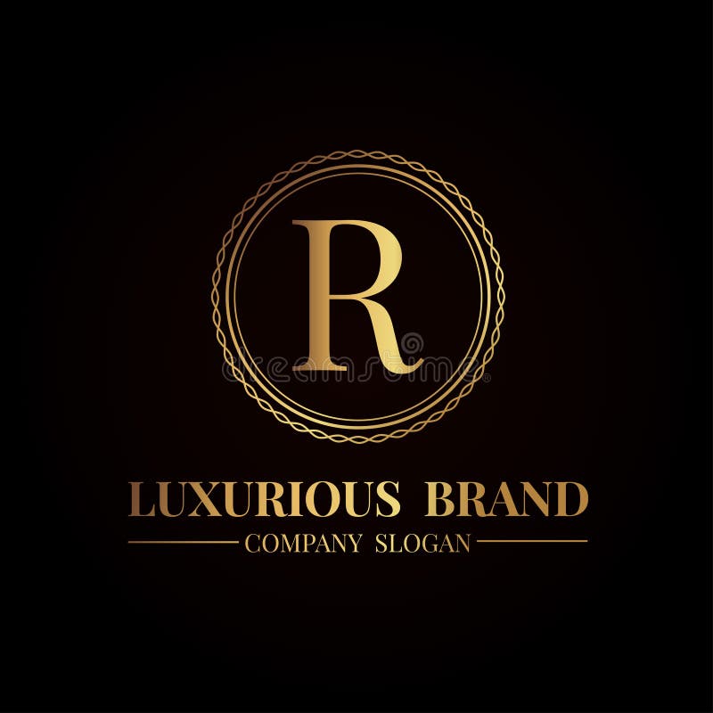 Luxury Logo Design Vector Illustration Stock Illustration ...