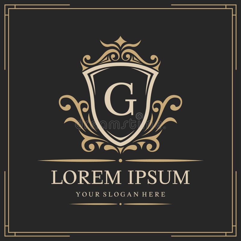Luxury Logo Template, Letter G Logo Design Stock Vector - Illustration ...