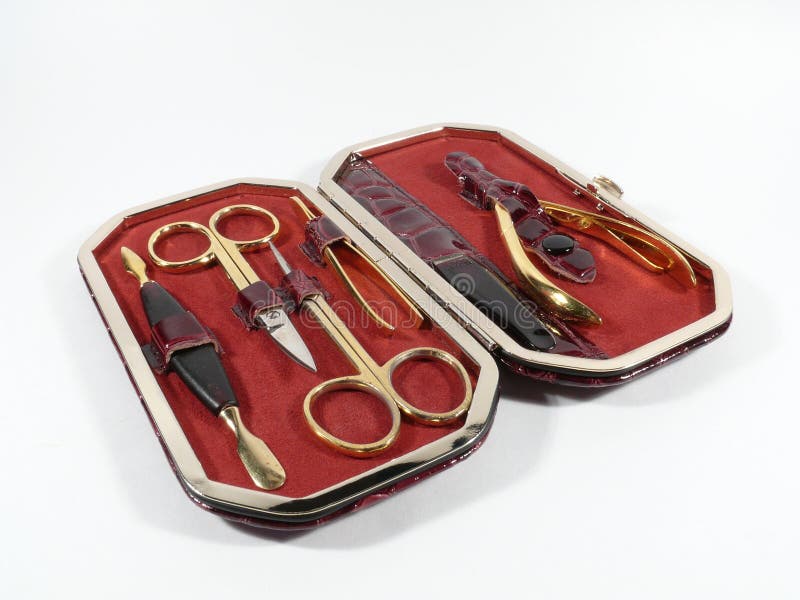 Luxury Manicure Set stock photo. Image of container, premium - 3420554