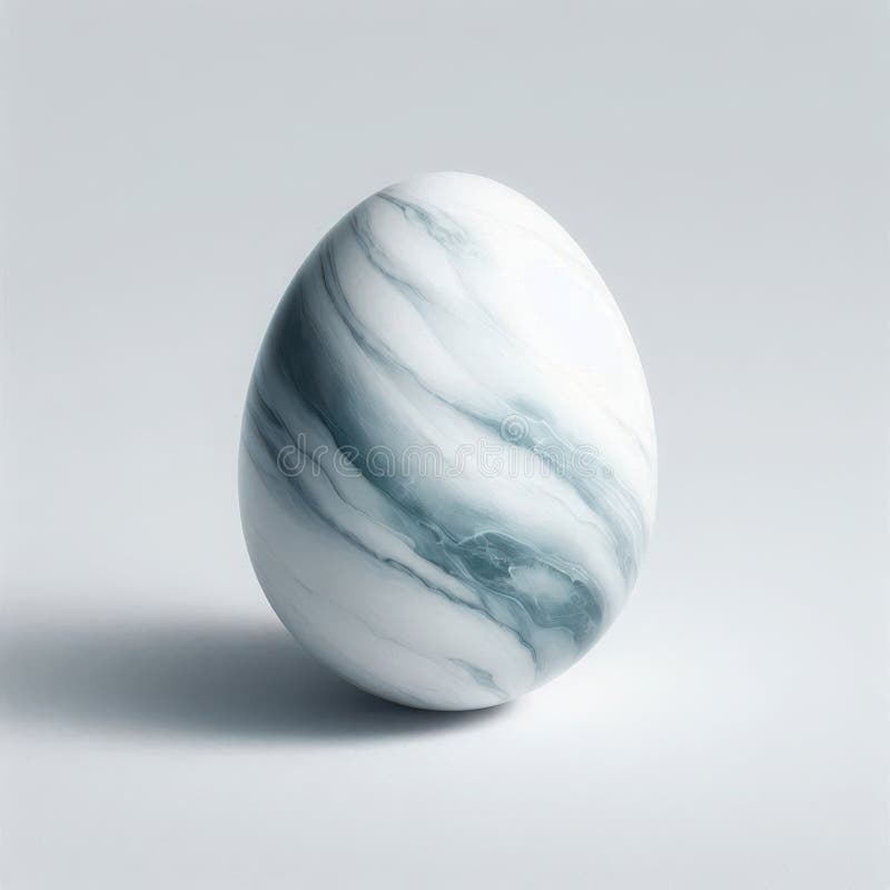 Luxury Marble-Effect Egg stock illustration. Illustration of design ...