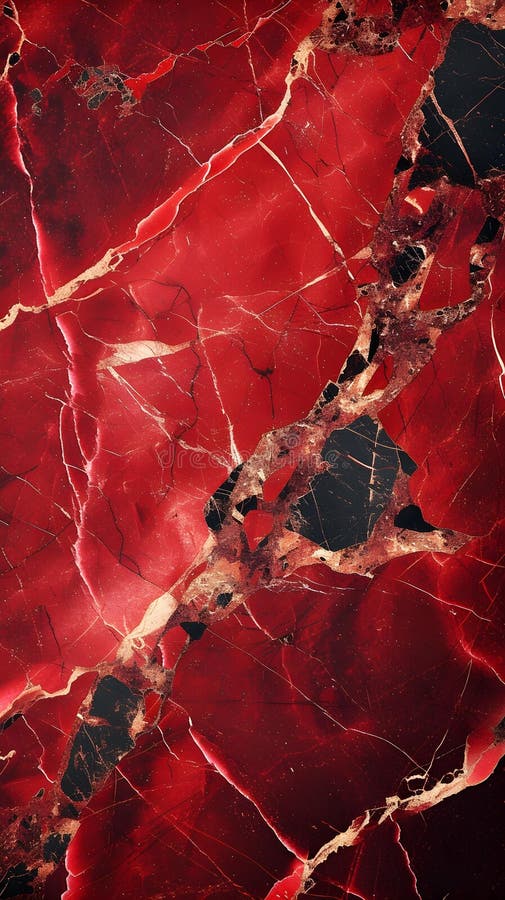 Luxury Marble Texture in Ruby Colors. Panoramic Template for a ...