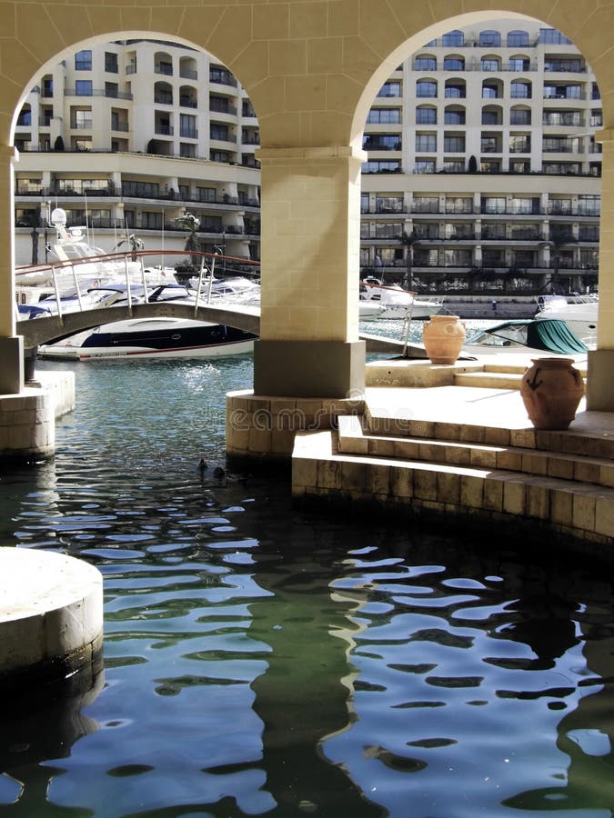 Luxury Marina & Spa stock photo. Image of modern, complex - 2065238