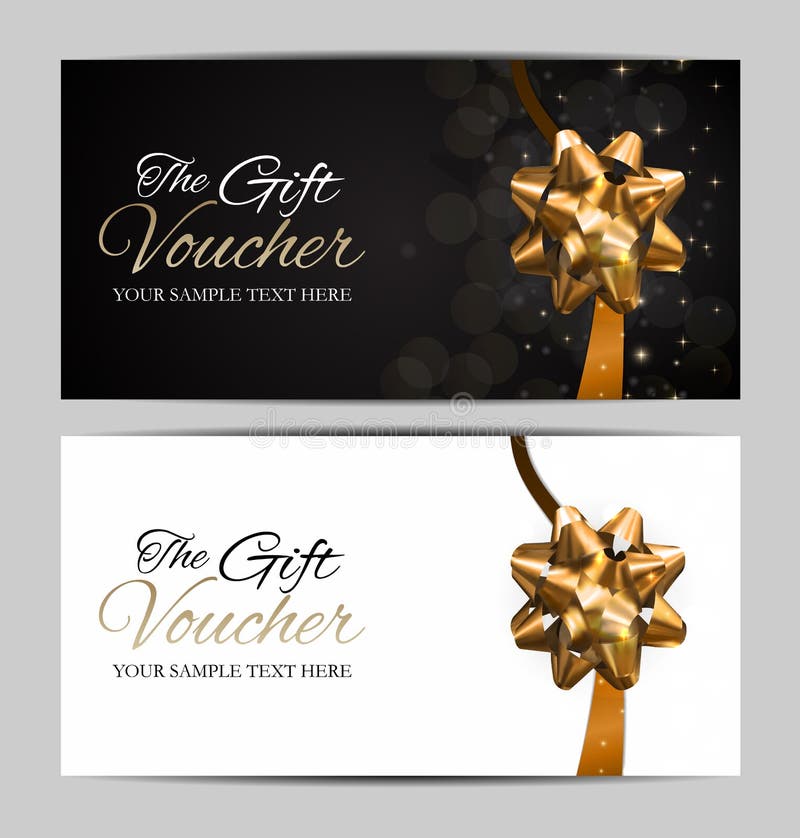 Luxury Members, Gift Card Template for Your Business Vector ...