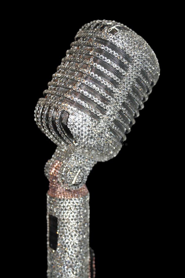 Luxury Microphone stock image. Image of speech, chrome - 25049015
