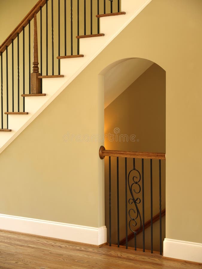 Luxury Model Home Staircase And Lit Opening Picture. Image: 5349540