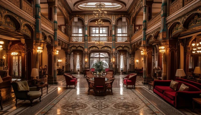 Luxury Modern Architecture Illuminates Old Famous Casino Elegant ...