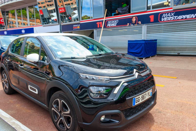 Luxury Modern Car in Monte Carlo, Monaco Editorial Stock Image - Image ...