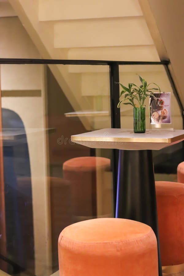 Luxury Modern Indoor Restaurant Stock Photo - Image of technology ...