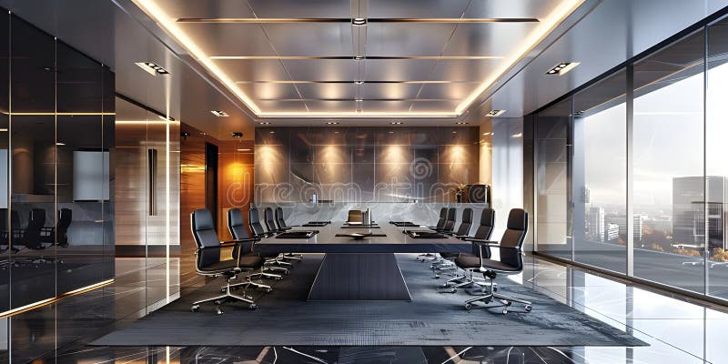 Luxury Modern Office Meeting Room: Stylish Workspace, Modern Office ...