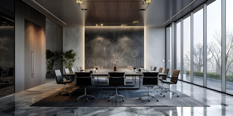 Luxury Modern Office Meeting Room: Stylish Workspace, Modern Office ...