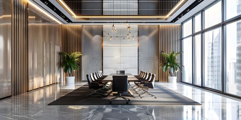Luxury Modern Office Meeting Room: Stylish Workspace, Modern Office ...