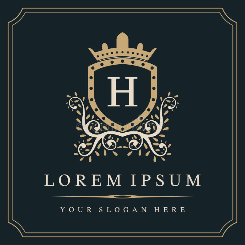 H Luxury Logo Stock Illustrations – 8,052 H Luxury Logo Stock ...