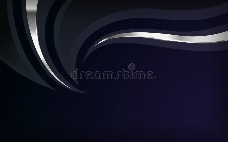 Luxury Navy and Silver Lines Combinations Background Design Stock ...