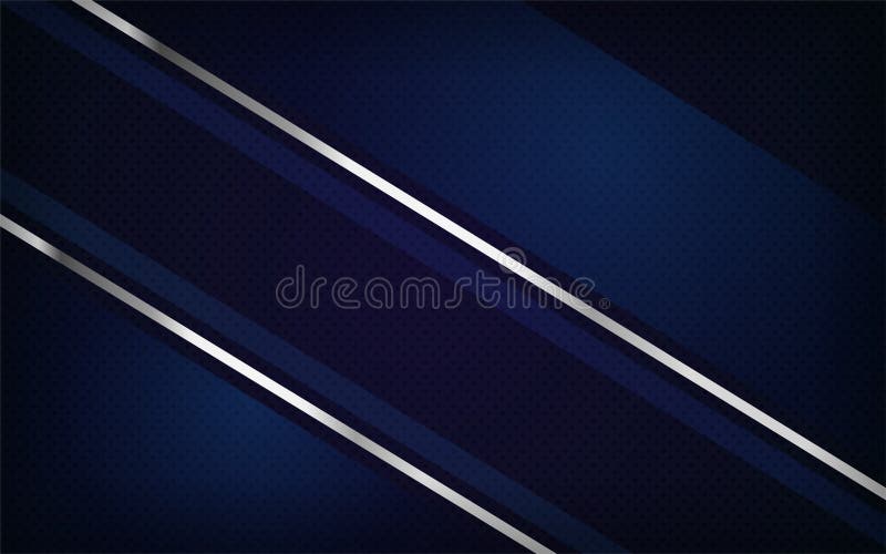 Luxury Navy and Silver Lines Combinations Background Design Stock ...