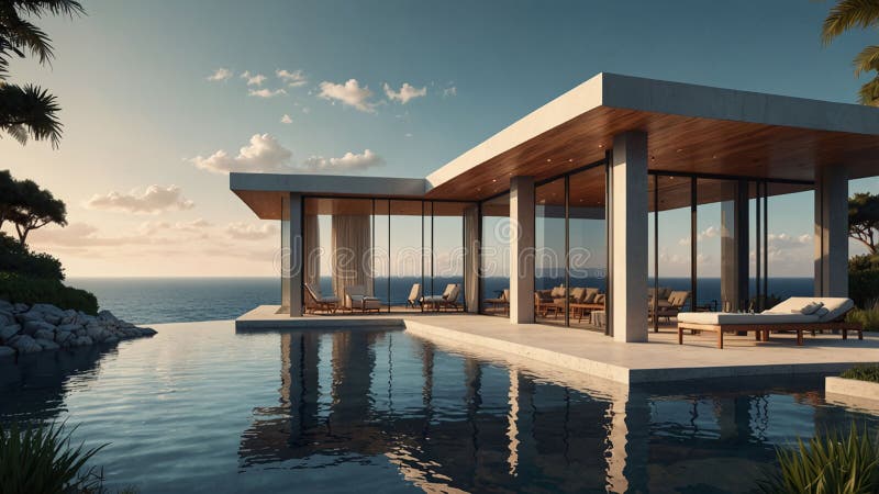 Luxury Oceanfront Villa with Infinity Pool and Modern Open-air Living ...