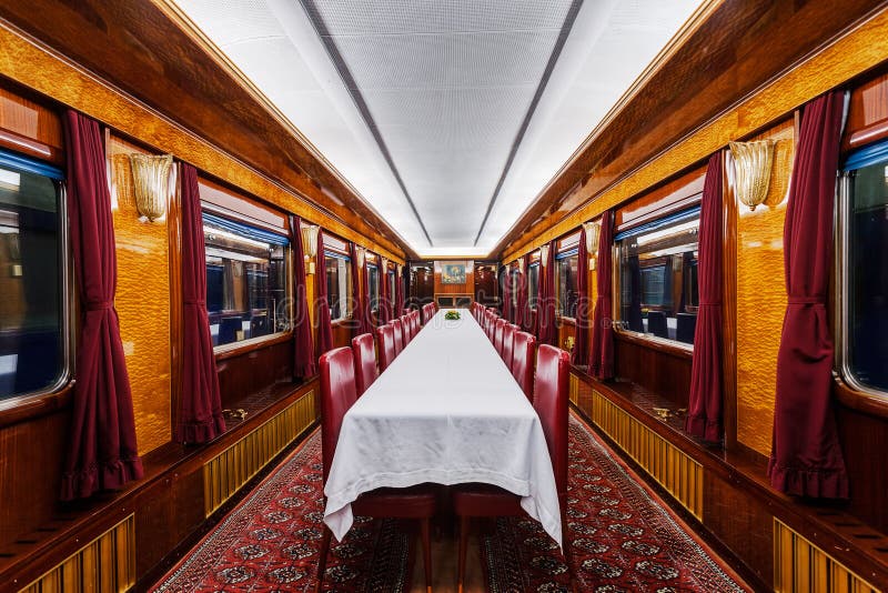 Inside an Old Passenger Rail Car Stock Image - Image of vintage ...
