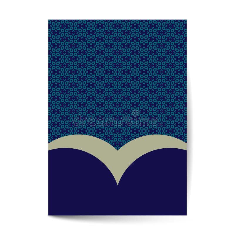 Luxury Ornate Page Cover with Ornamental Pattern Template for Design ...