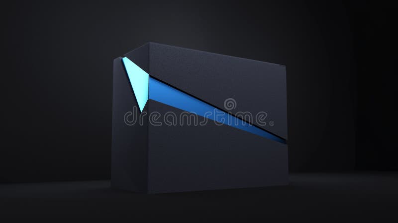 Packaging Blue Dots Background Stock Illustration - Illustration of ...