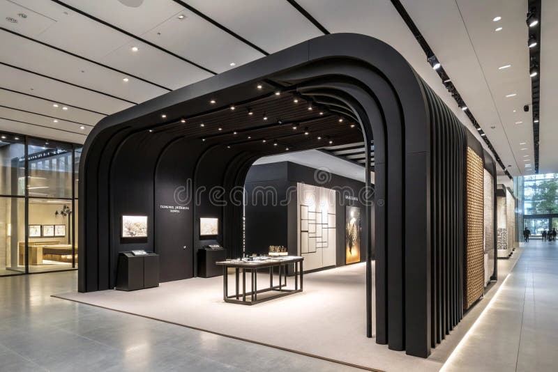 Luxury Parametric Architectural Minimalistic Background Stock ...