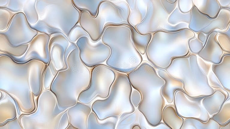 Luxury Pattern Featuring Pearl and Metallic Effects with Organic Flow ...