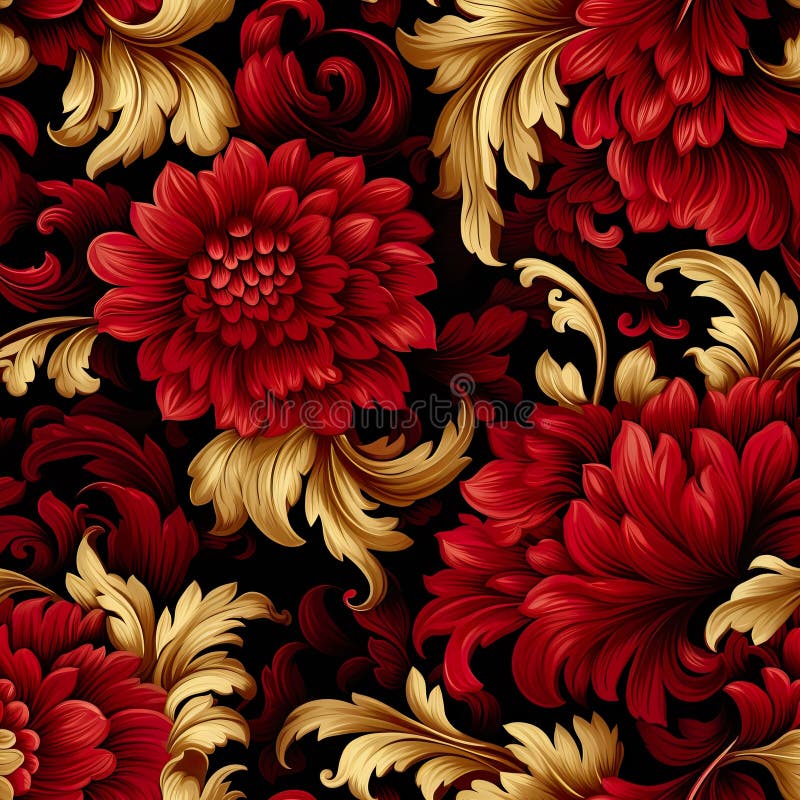 Luxury Pattern Illustration is an Embodiment of Elegance and Opulence ...