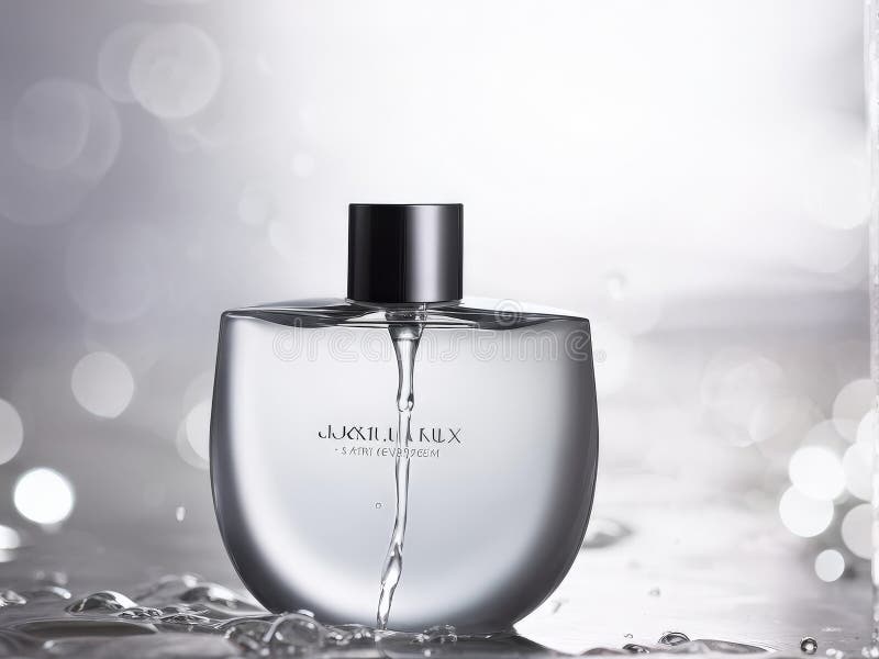 Luxury Perfume Bottle in Beautiful Glass Box, Brand Stock Illustration ...