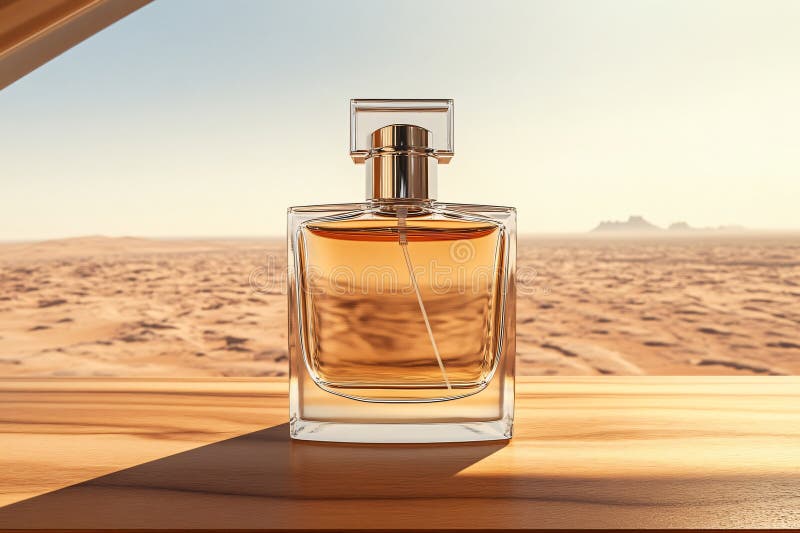 Luxury Perfume Bottle in Desert Landscape - AI High Quality Image Stock ...