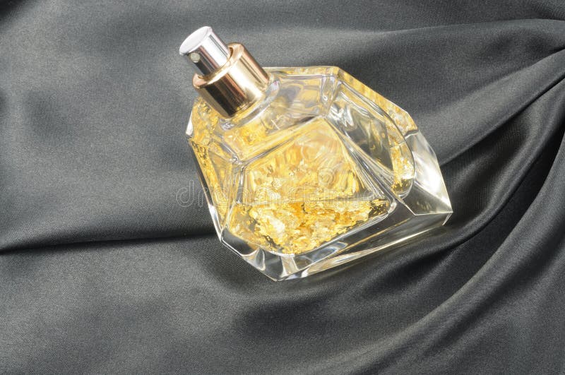Luxury perfume with gold stock image. Image of brand - 15282549