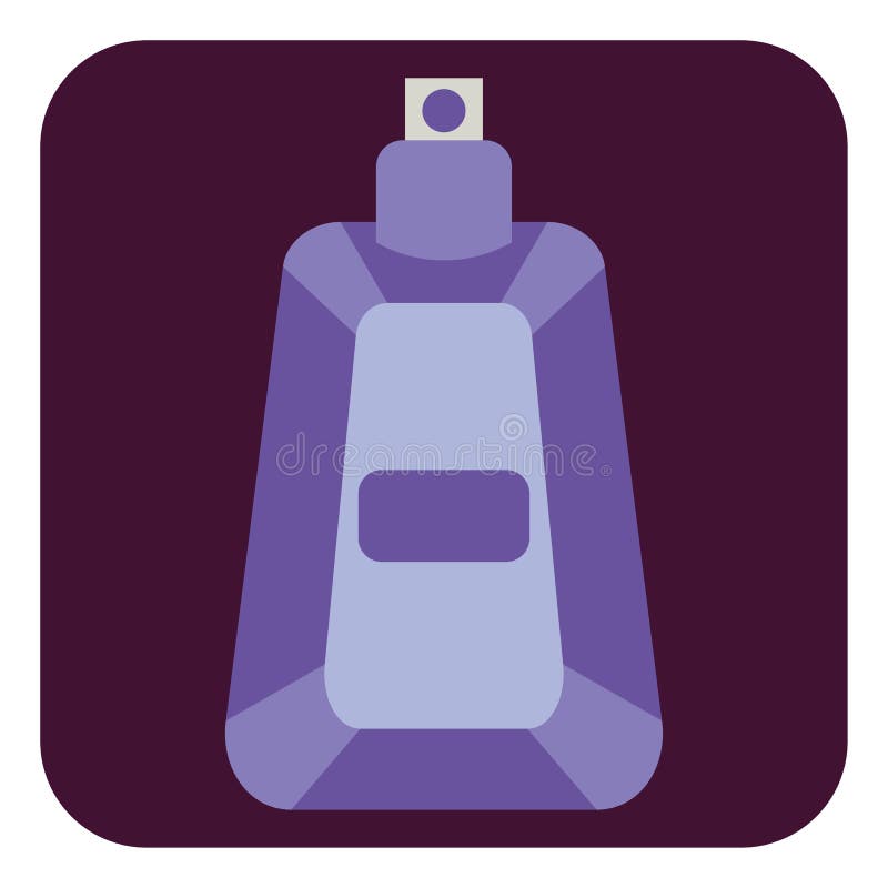 Luxury perfume, icon stock vector. Illustration of cosmetic - 260371017