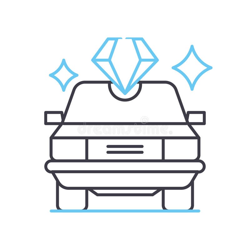 Luxury Picking Line Icon, Outline Symbol, Vector Illustration, Concept ...