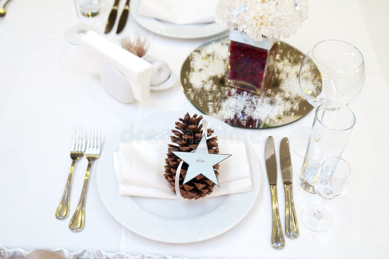 Luxury Place Setting for Wedding Stock Image - Image of banquet ...