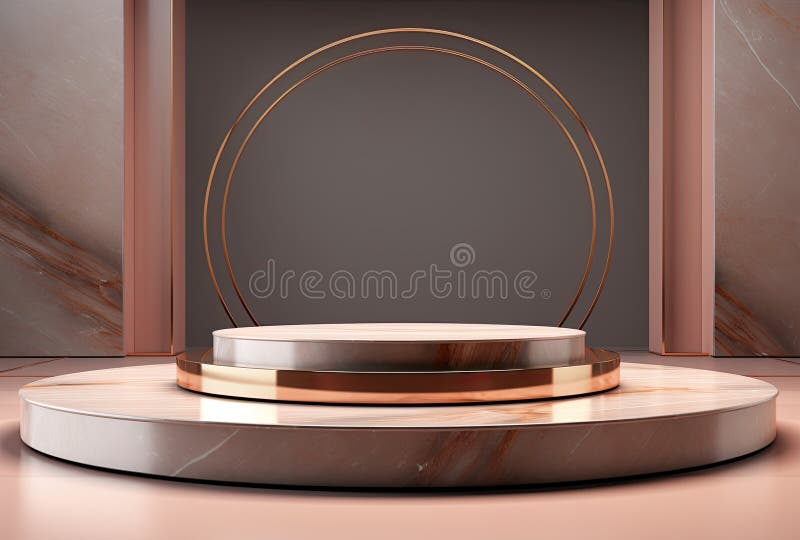 Luxury Podium for Product Presentation Stock Illustration ...